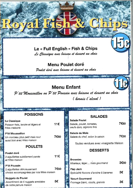 ROYAL FISH & CHIPS | Les Pyrenées